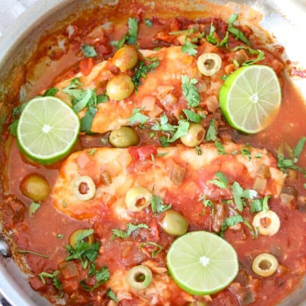 Easy Fish Veracruz - 15 Minute Flavorful Fish Recipe