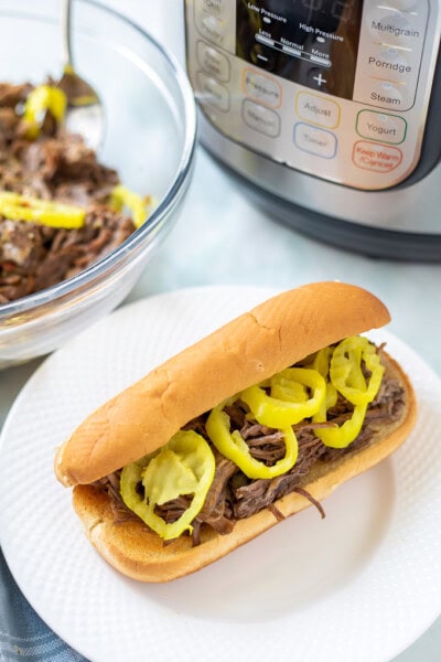 Easy Instant Pot Italian Beef -Without Spice Packets