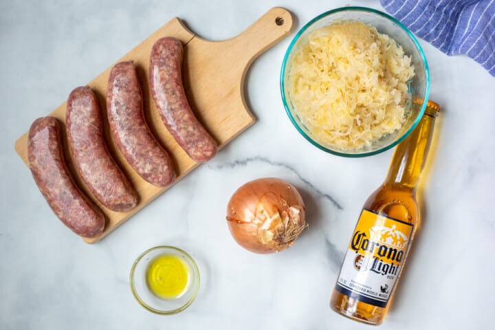 Instant Pot Brats with Sauerkraut - Easy & Delicious
