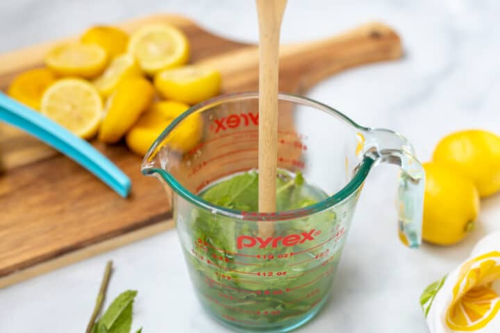 Mint Lemonade {Easy 3-Ingredient Recipe}