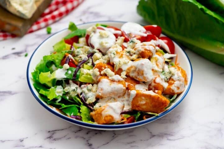Buffalo Chicken Salad Recipe {Ready in Under 30 Minutes}