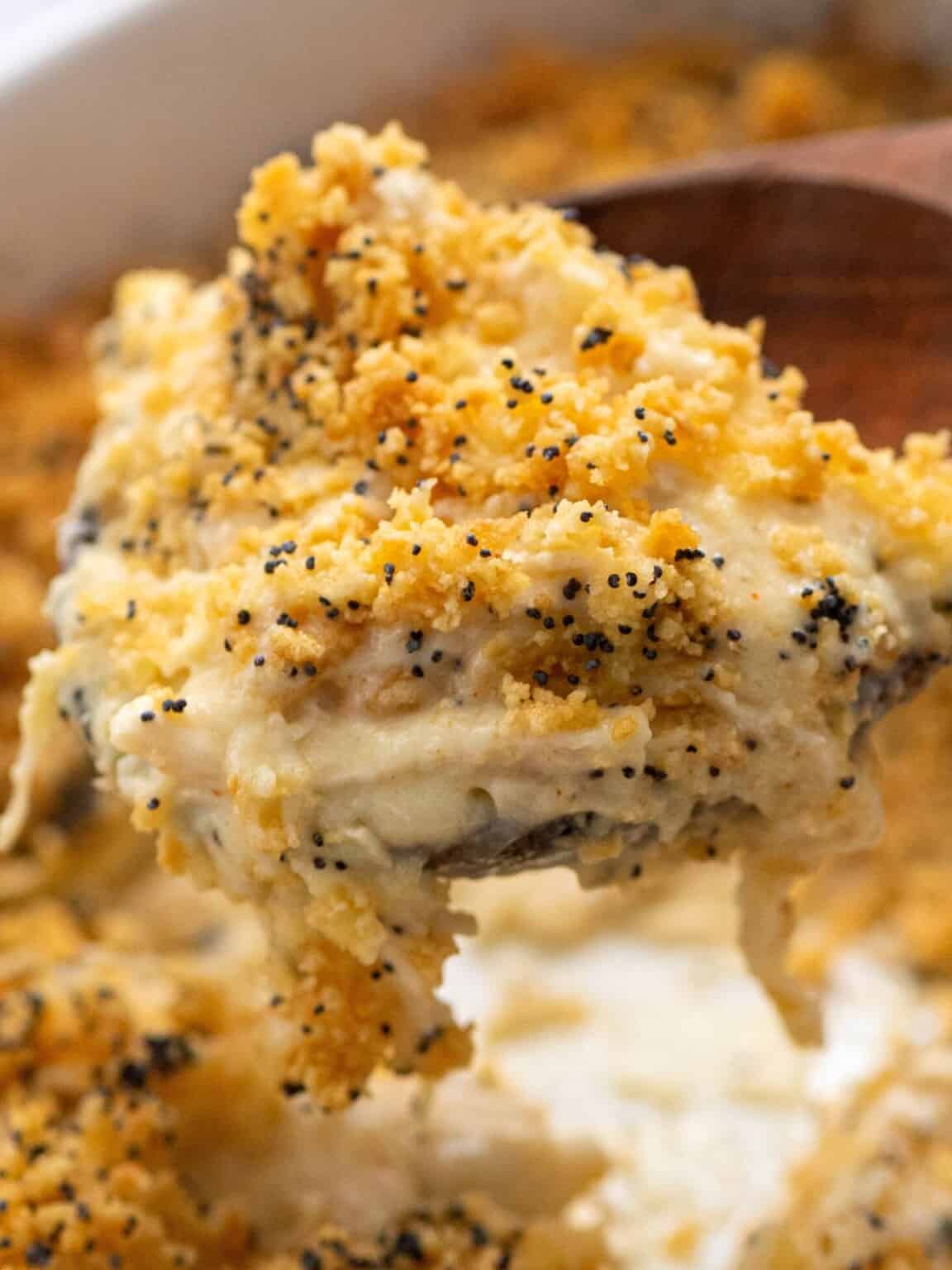 Easy Poppy Seed Chicken Casserole (No Canned Soups!)