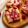 Raspberry Cheesecake Bars {Easy Make-Ahead Dessert}