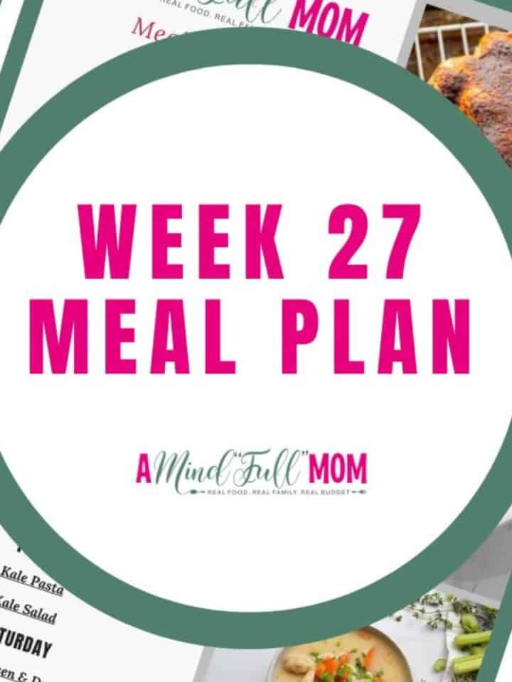 Free Weekly Meal Plans for Families {With Grocery List}