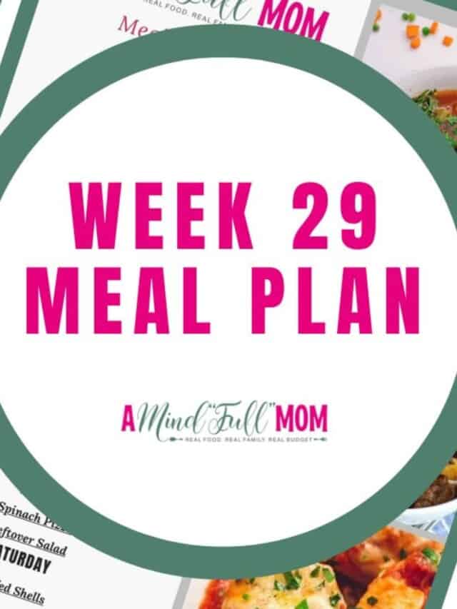 Free Weekly Meal Plans for Families {With Grocery List}