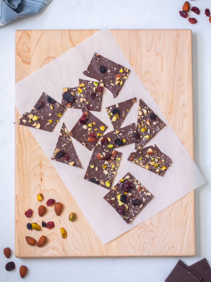 Easy Chocolate Bark Recipe - With Endless Variations