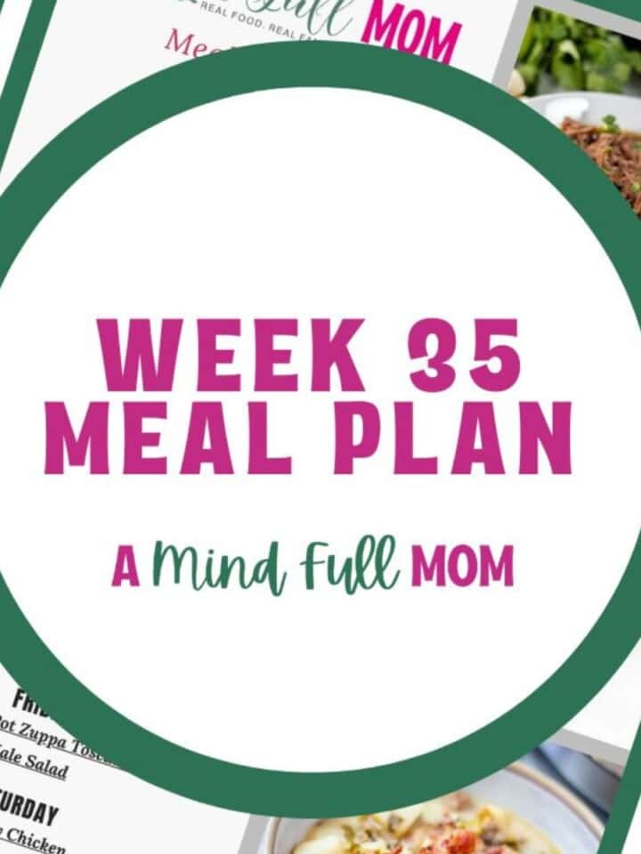 Free Weekly Meal Plans for Families {With Grocery List}