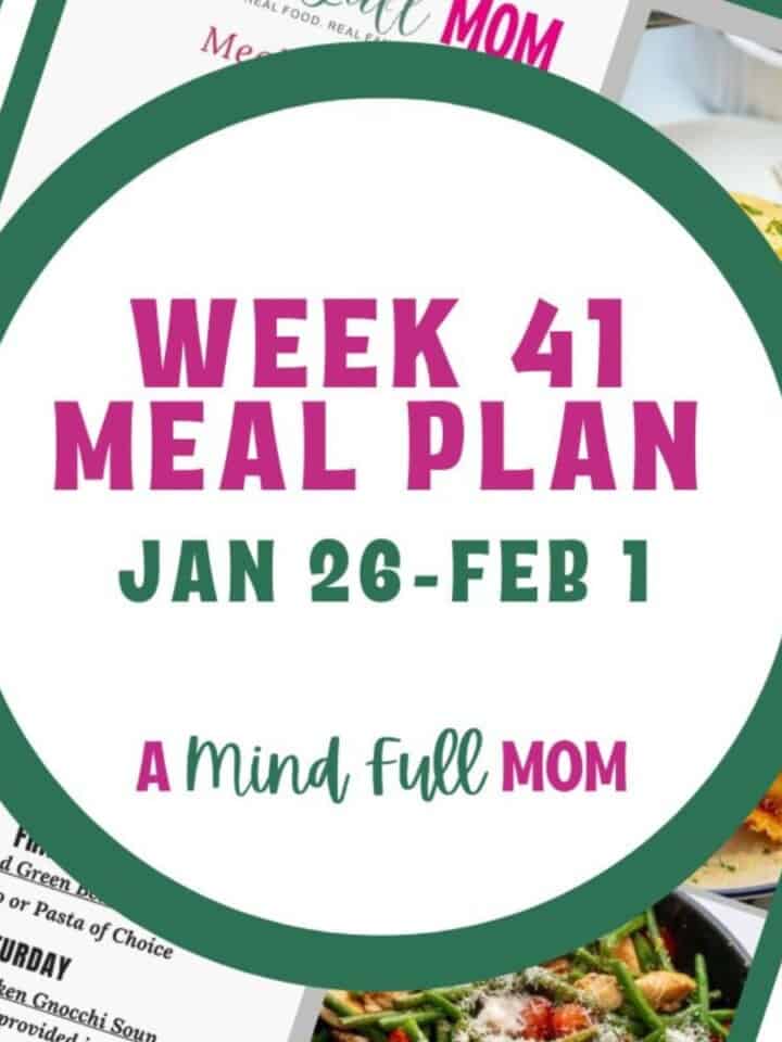 Weekly Meal Plans -- Free Weekly Meal Plans with Shopping List