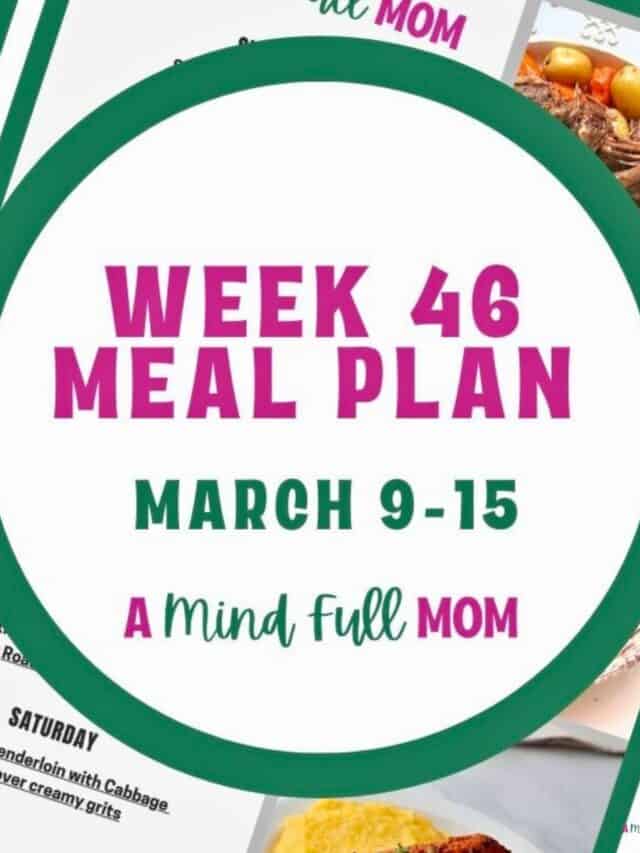 Weekly Meal Plans -- Free Weekly Meal Plans with Shopping List