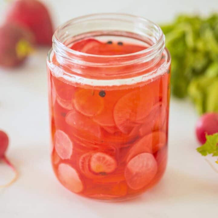 Quick Pickled Radishes {Easy 10-Minute Recipe}