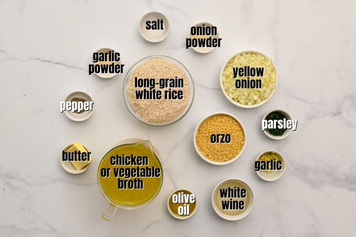 Easy Orzo Rice Pilaf Recipe {Homemade Rice-A-Roni}