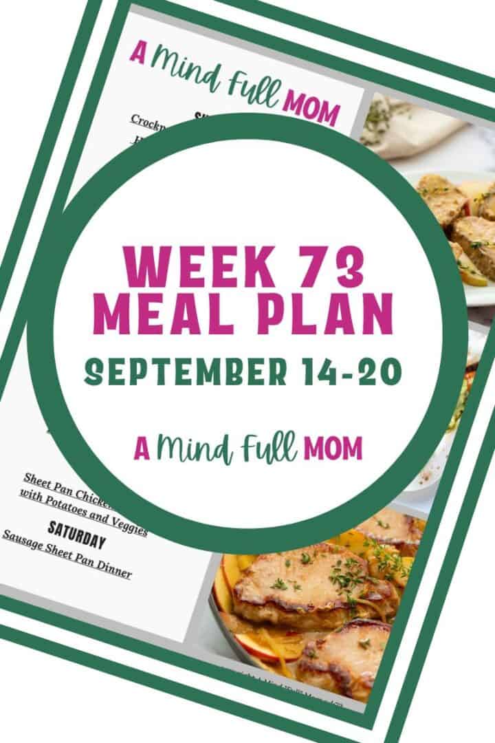7-Day Family Meal Plan {Sept. 14-20}